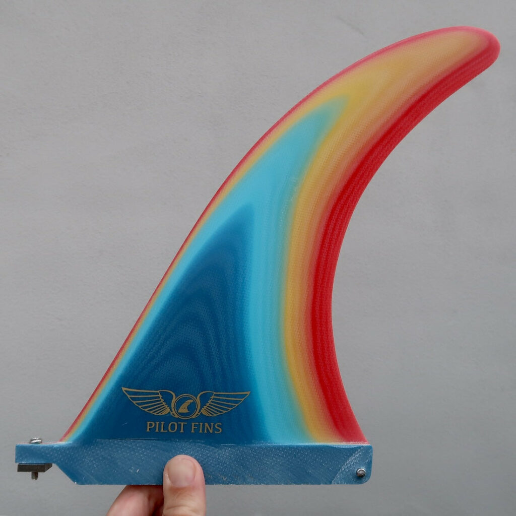 Pilot Fins – 9.75″ Hercules – Multi Colour (Matte Finish) - Pilot Fins
