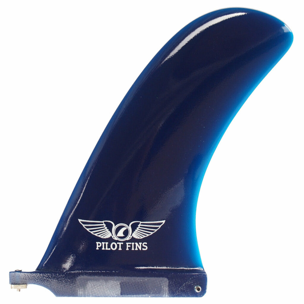 Pilot Fins – 9″ Keel Fin – Dark Blue - Pilot Fins